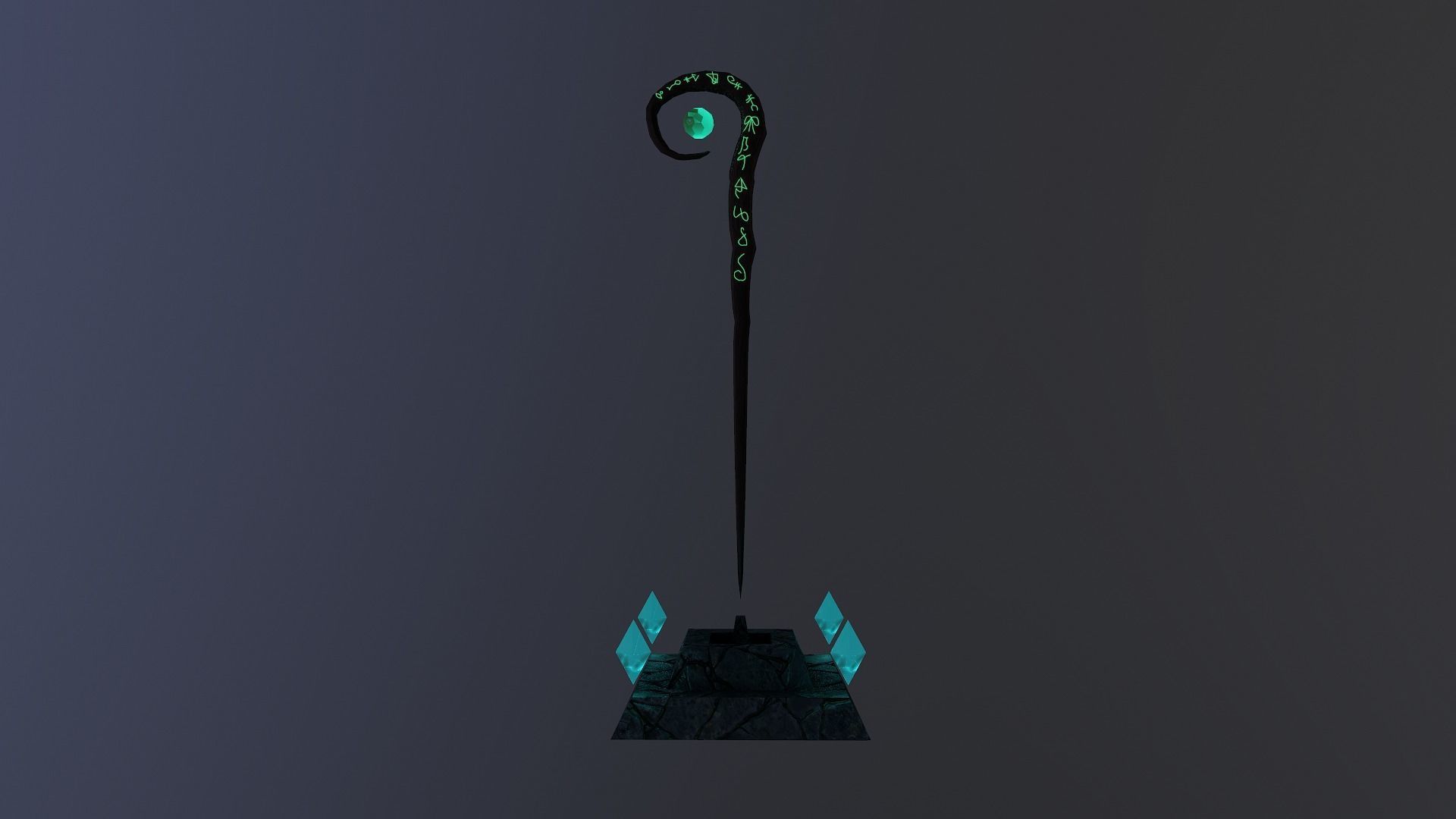 3D model Wizard Wand VR / AR / low-poly | CGTrader