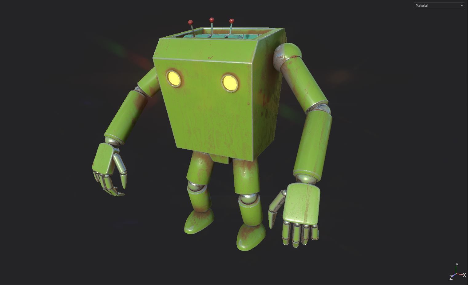 3D model Future Boy Conan - Robot VR / AR / low-poly | CGTrader