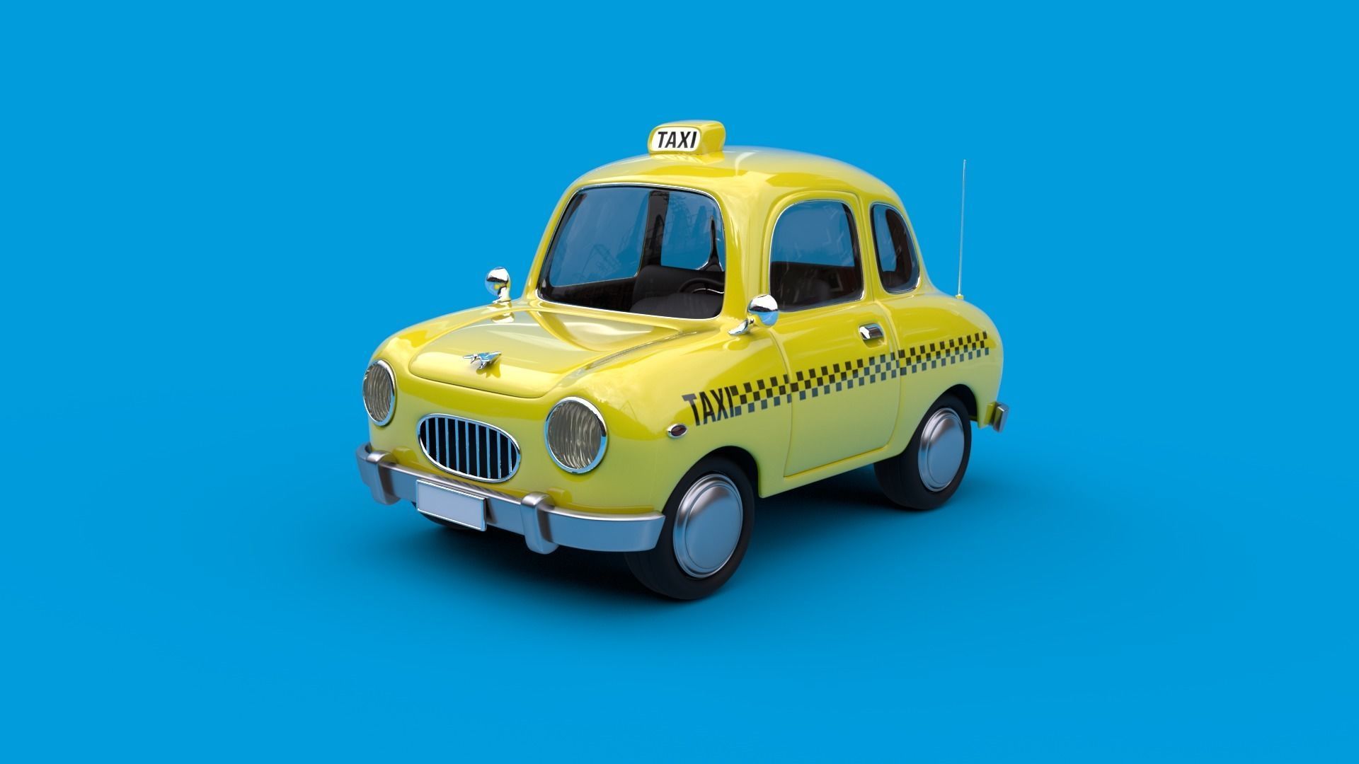 Cartoon Car Pack 3D model | CGTrader