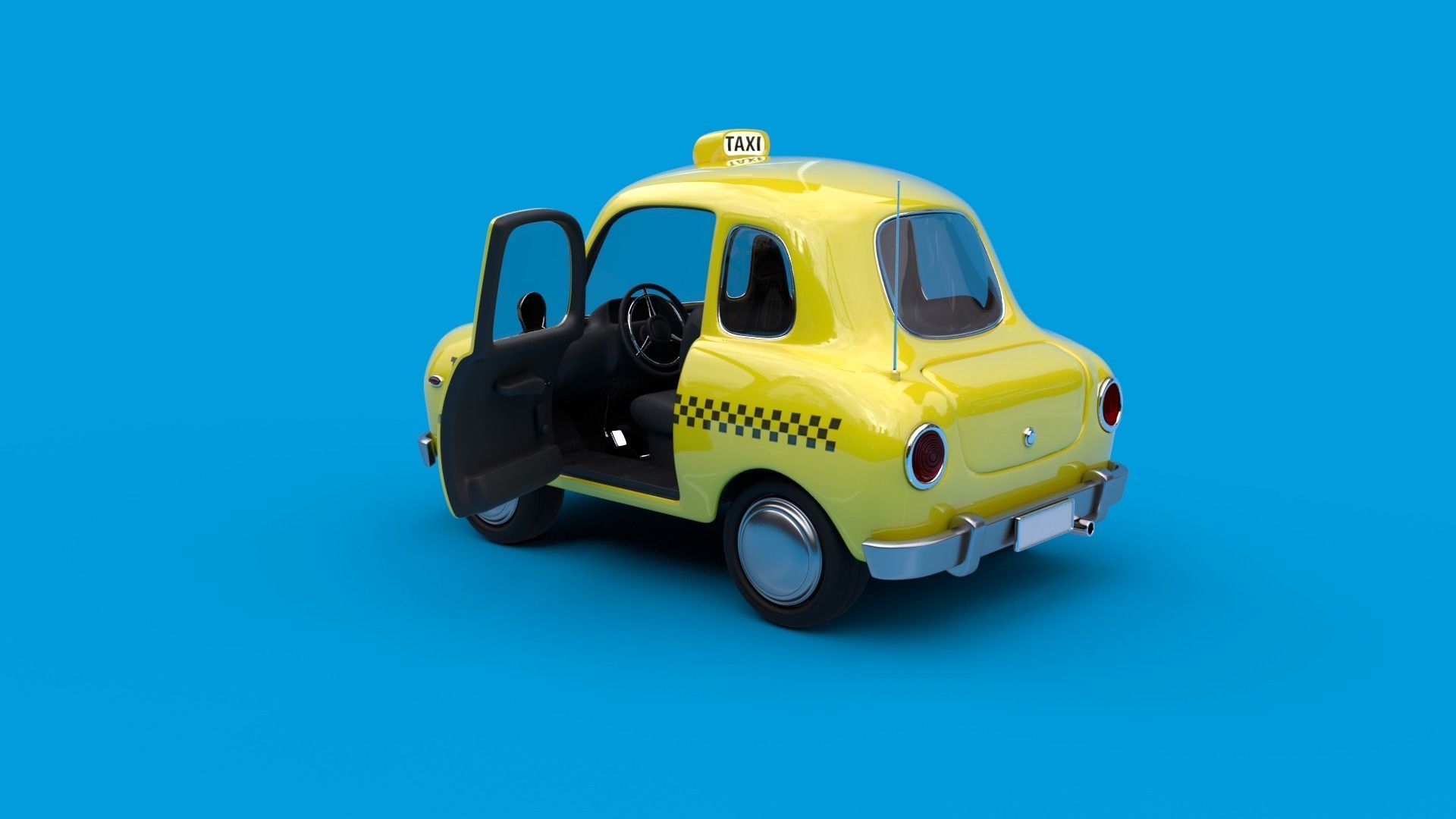 Cartoon Car Pack 3D model | CGTrader