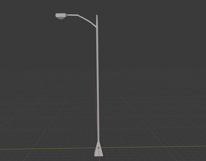 light pole free VR / AR / low-poly 3D model | CGTrader