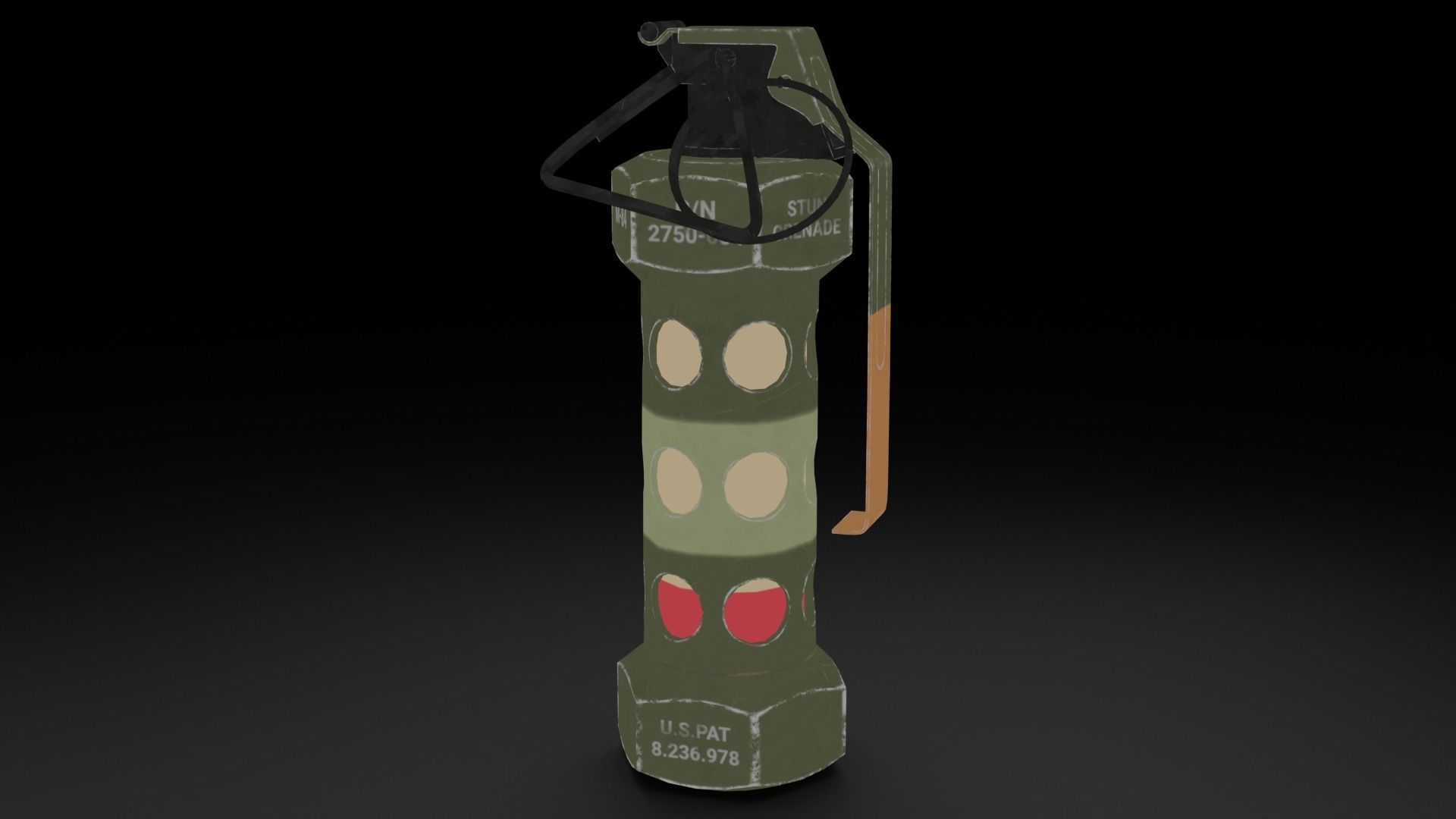 3D model Game Ready Flash Bang VR / AR / low-poly | CGTrader