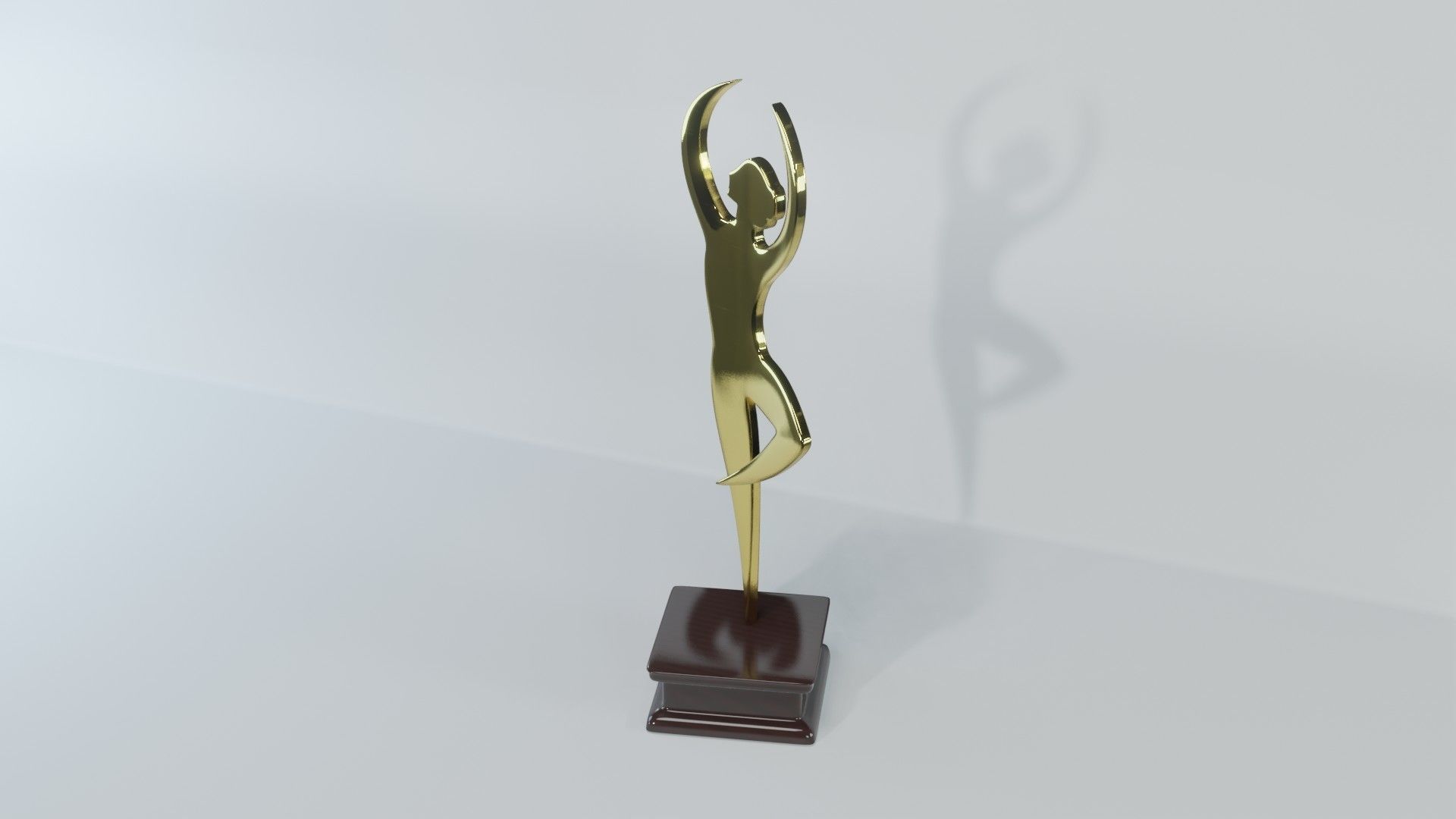 Art Decoration - Balerina Trophy - Dancing Prize 3D model | CGTrader