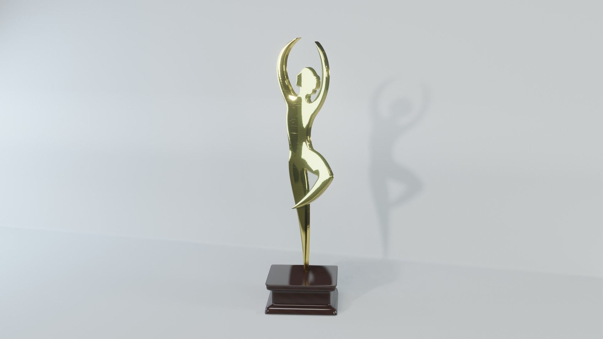 Art Decoration - Balerina Trophy - Dancing Prize 3D model | CGTrader