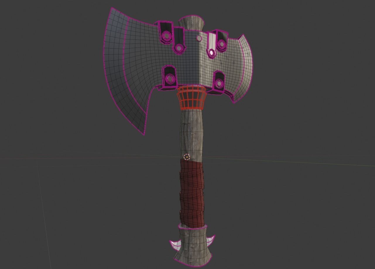 Wooden Axe-low poly free VR / AR / low-poly 3D model | CGTrader