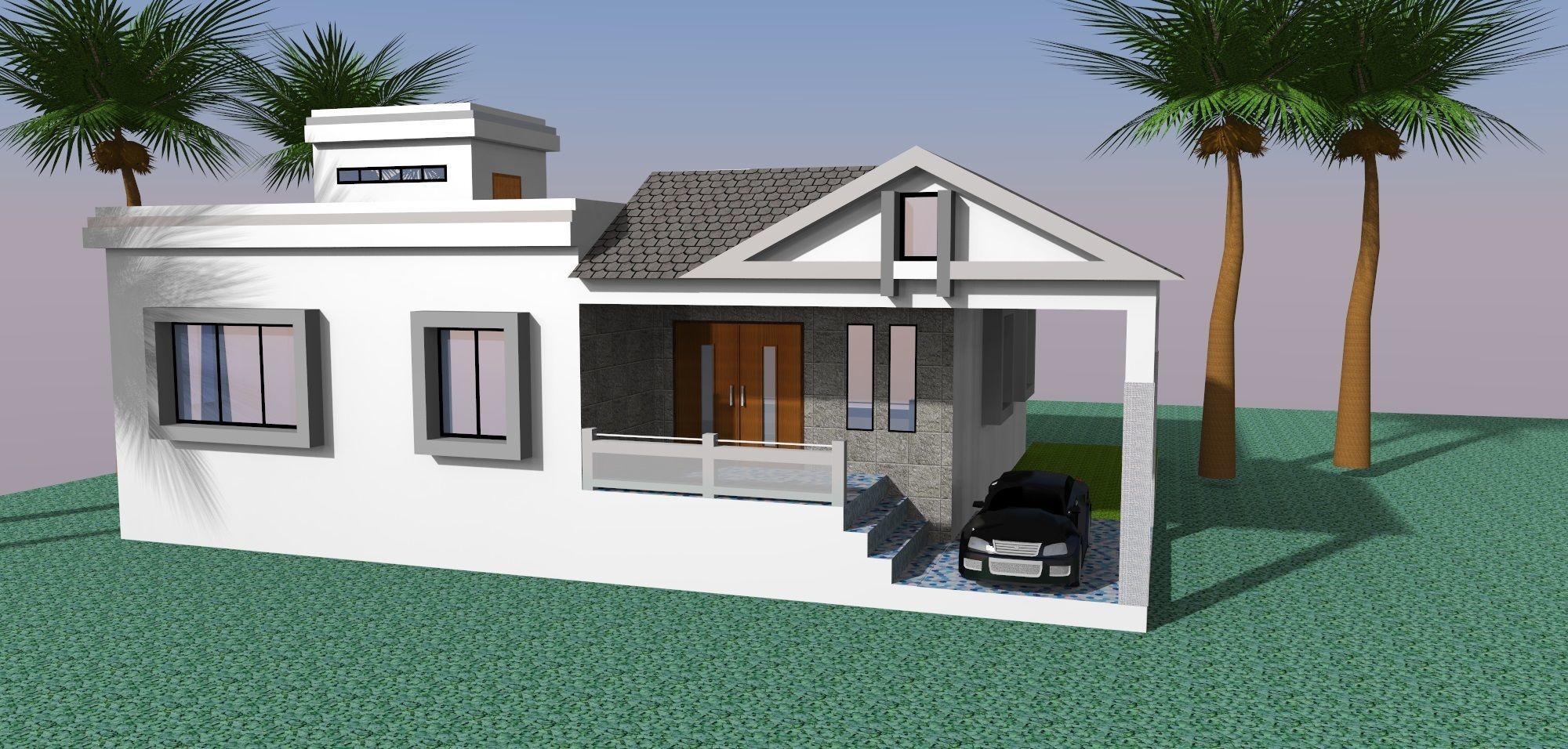 latest house design 2 bhk 3D model | CGTrader