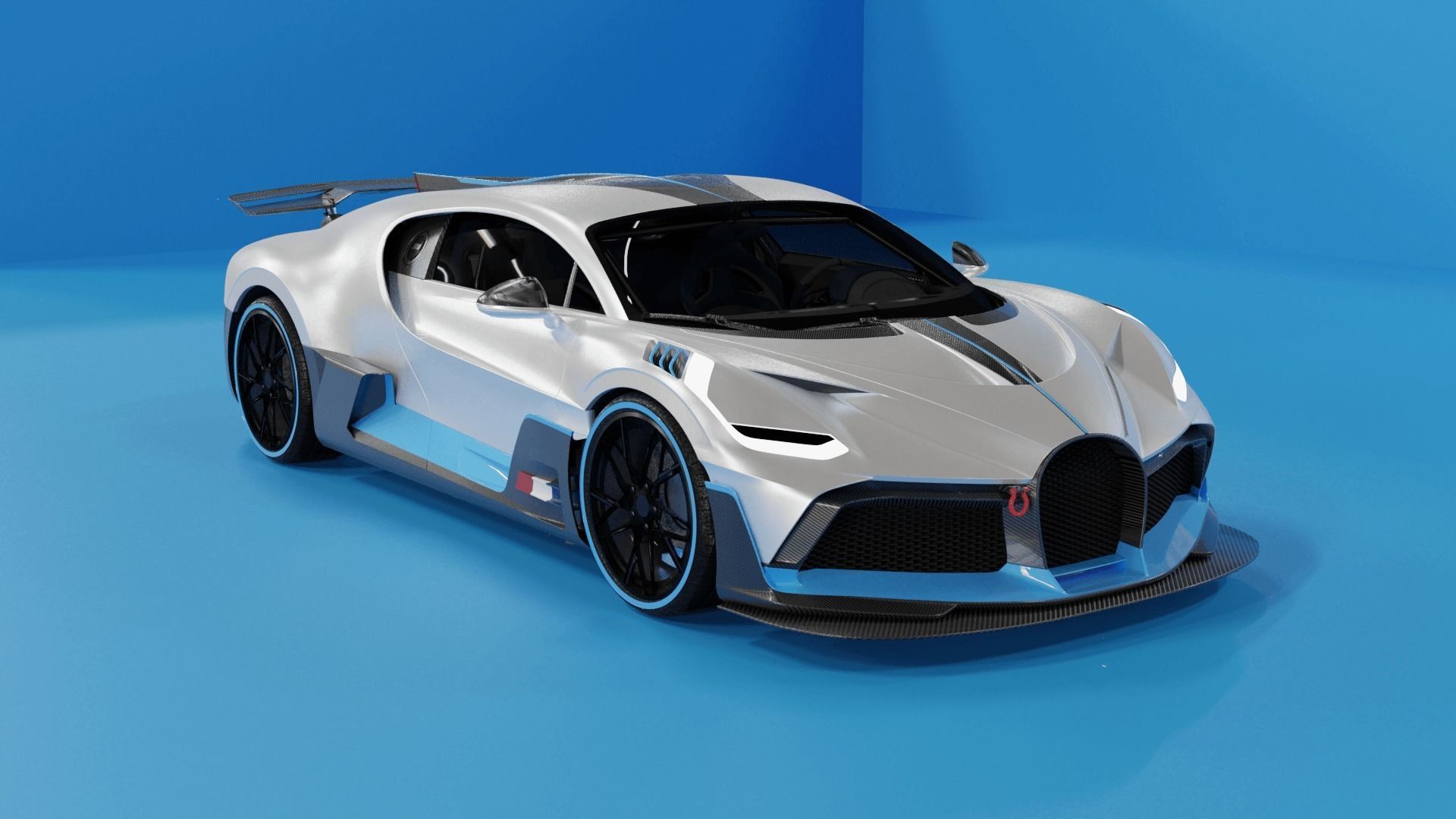 Bugatti divo 3D model animated | CGTrader
