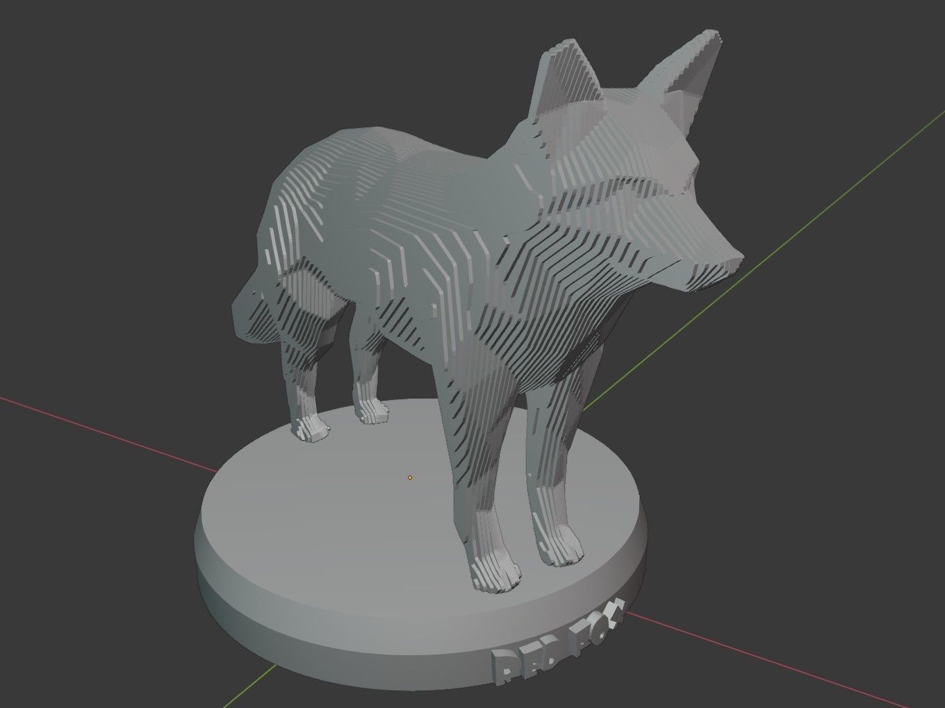3D model Parametric Red Fox VR / AR / low-poly | CGTrader