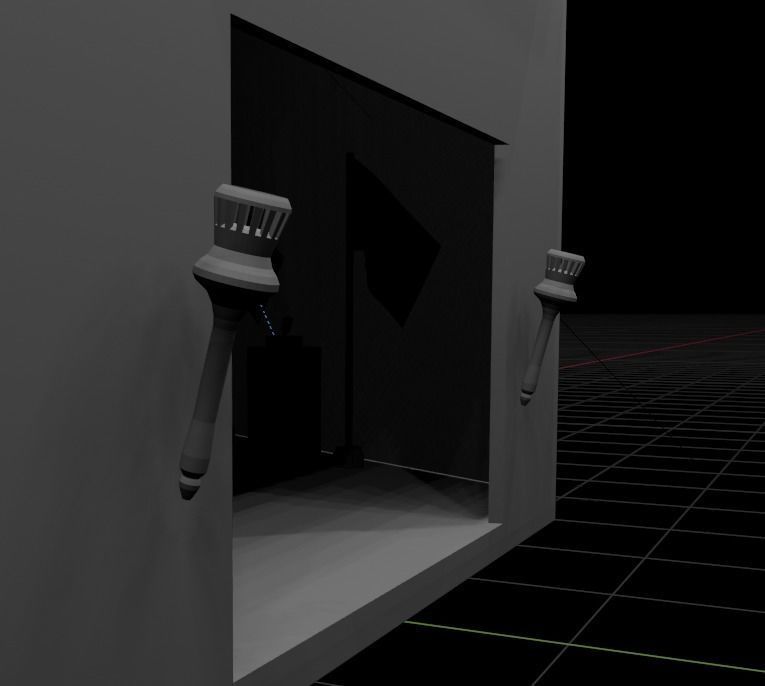 3D model A Simple Torch VR / AR / low-poly | CGTrader