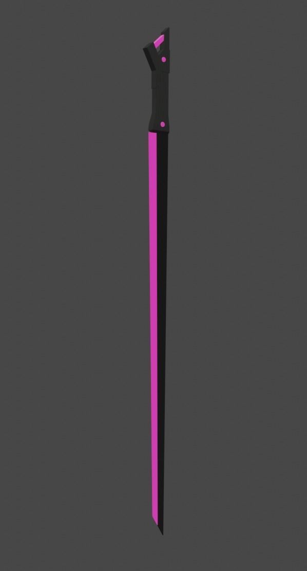 Set Neon Weapon 3D model | CGTrader