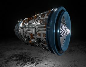 Animated Jet engine 3D Models | CGTrader