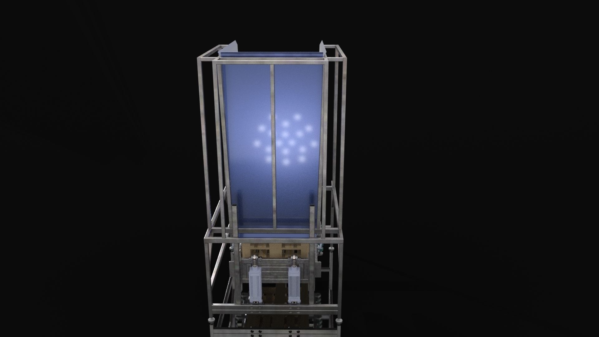 Pallet Dispenser Robot 3D model rigged | CGTrader