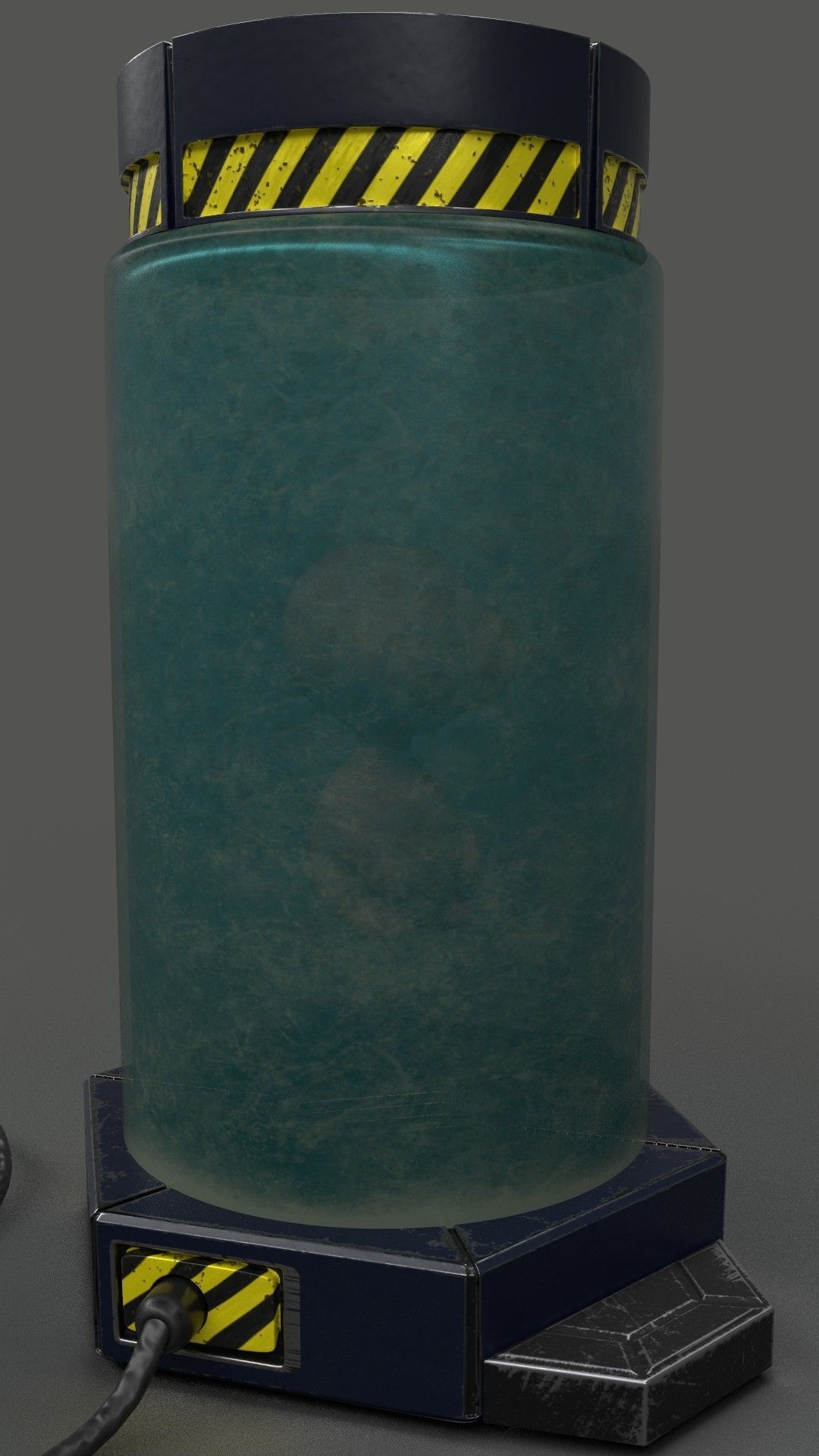 3D model SCI-FI or SCIENCE LAB CONTAINER HIGH and LOW POLY VR / AR ...