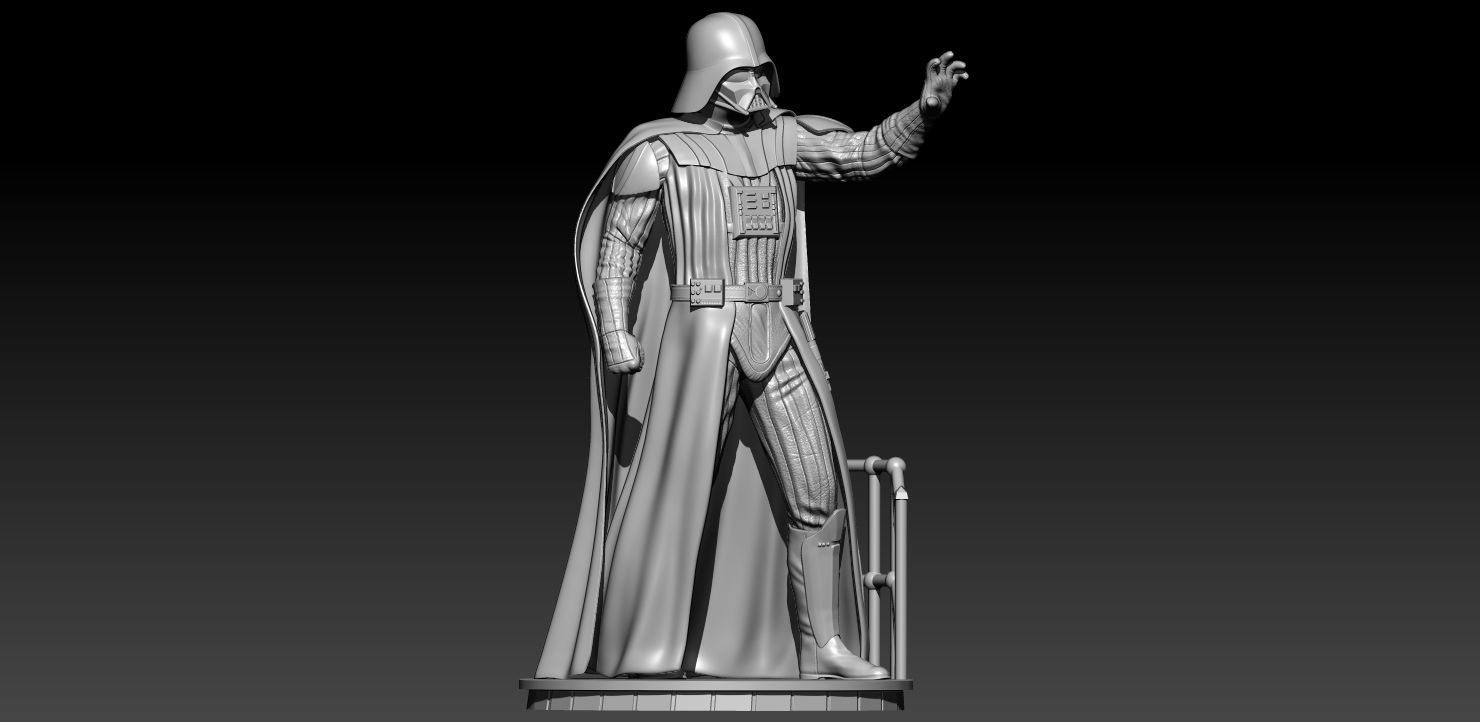 darth vader empire strikes back 3D model 3D printable | CGTrader