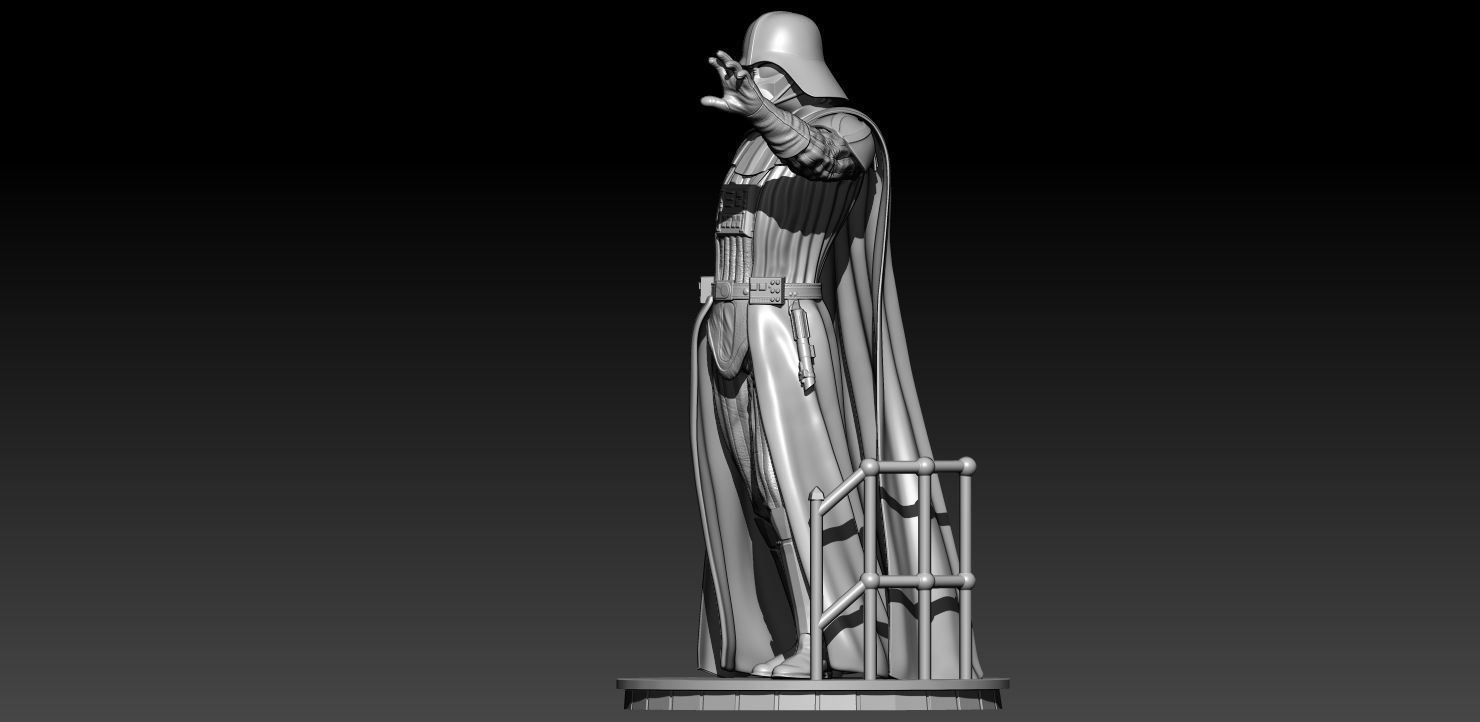 darth vader empire strikes back 3D model 3D printable | CGTrader