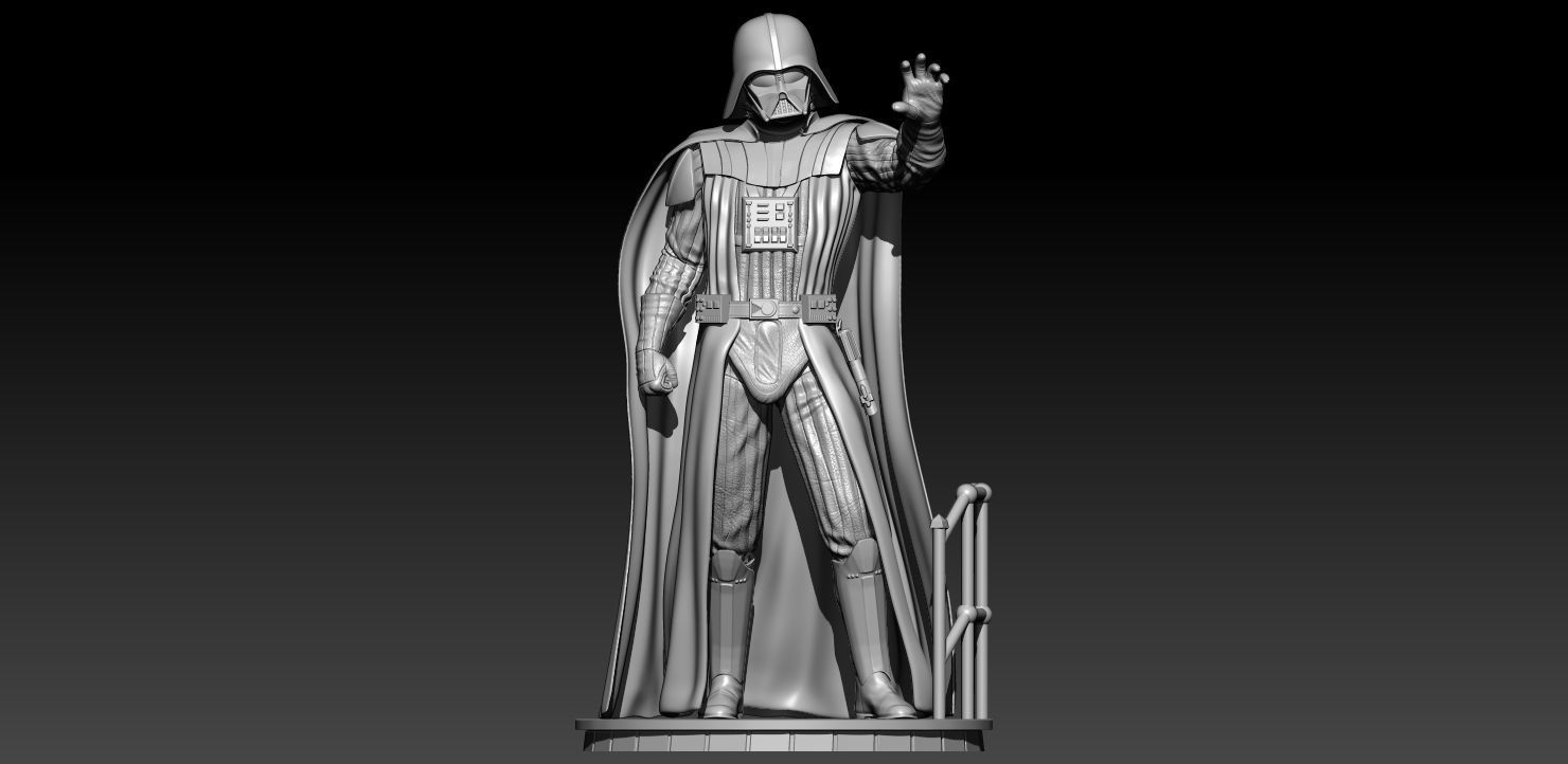 darth vader empire strikes back 3D model 3D printable | CGTrader