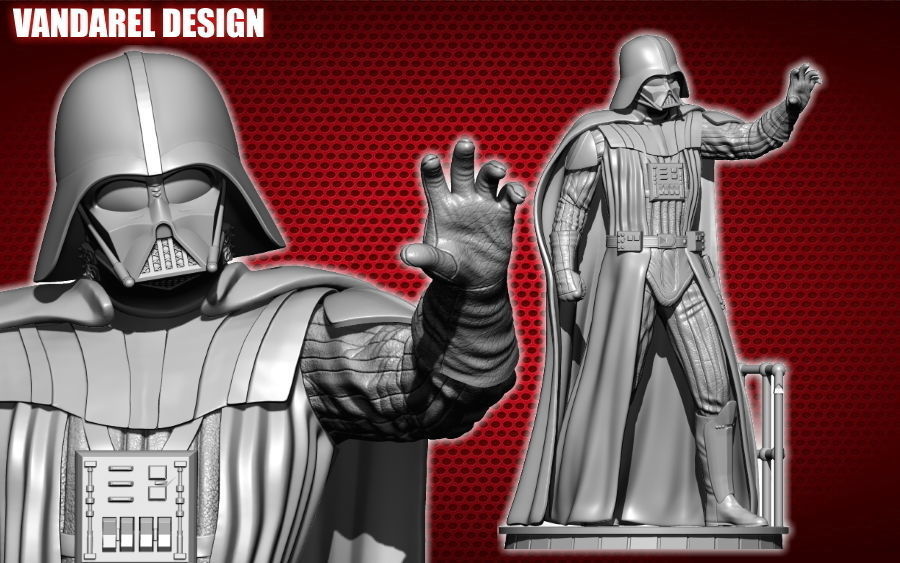 darth vader empire strikes back 3D model 3D printable | CGTrader