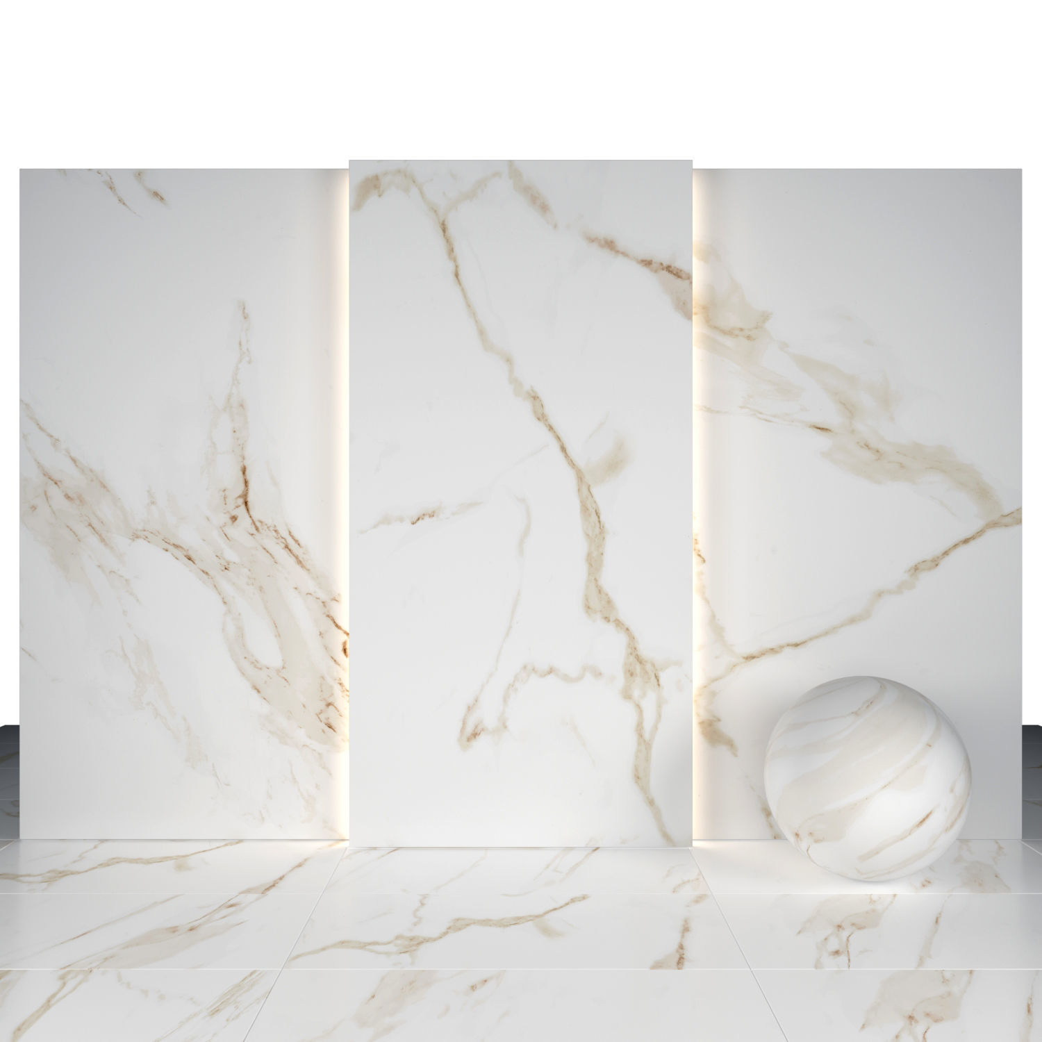 Texture Calacatta Gold Marble 09 VR / AR / low-poly MAX OBJ FBX
