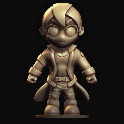 Kirito Chibi Sword Art Online 3D model 3D printable | CGTrader