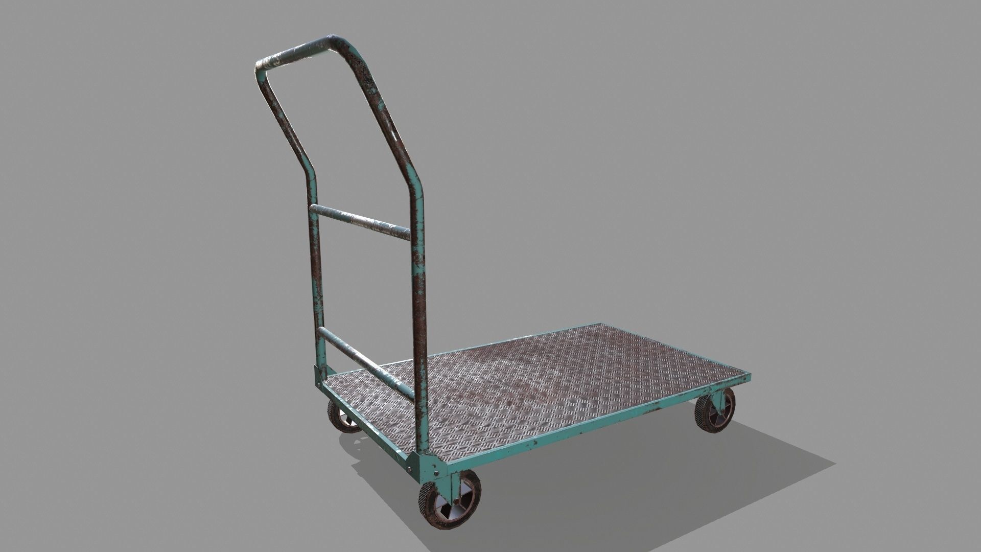 3D model Old Platform Trolley A VR / AR / low-poly | CGTrader