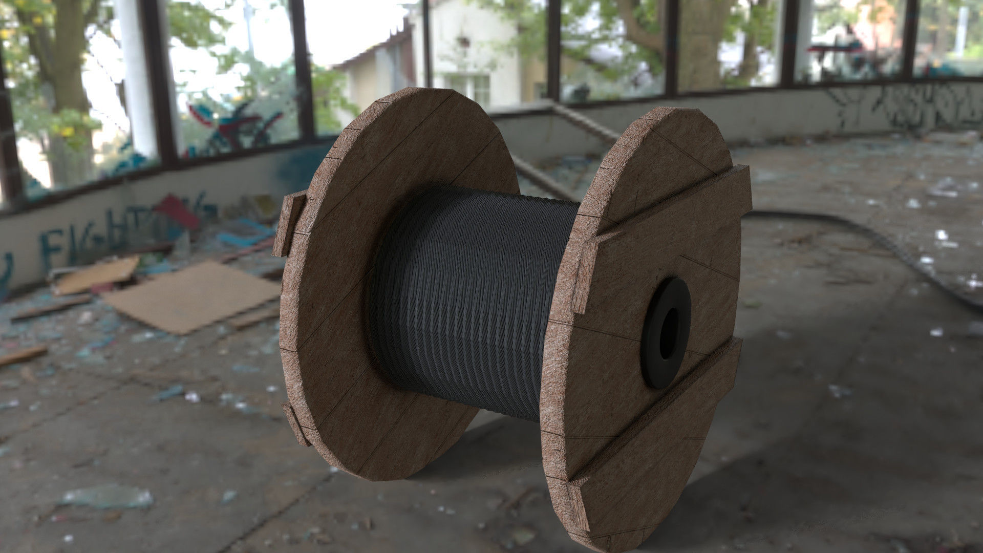 cable roller 3D model | CGTrader