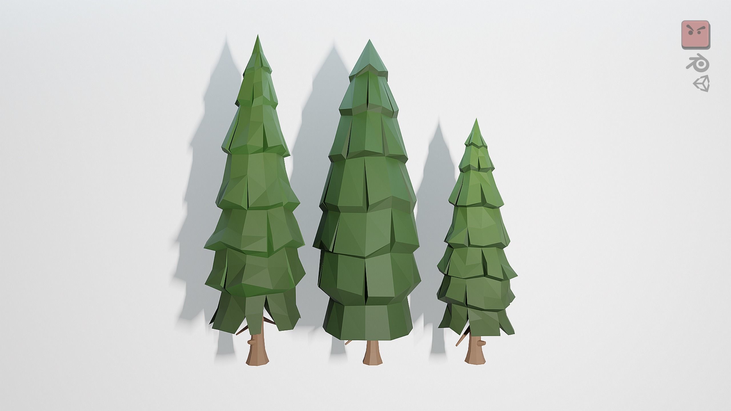 3D model Pine Tree Pack VR / AR / low-poly | CGTrader