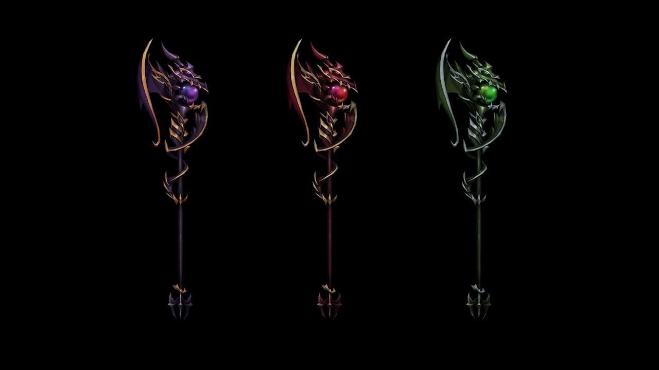 3D model Demonic Scepter VR / AR / low-poly | CGTrader