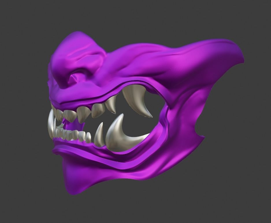 Mileena mask from Mortal Kombat 11 - Kiantan Slayer 3D model 3D ...