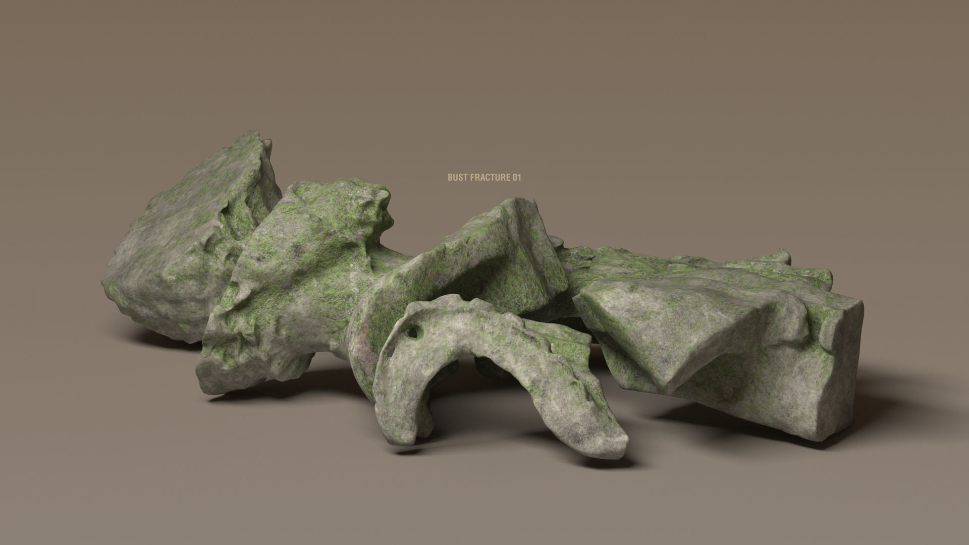 Broken Statue 3D model | CGTrader