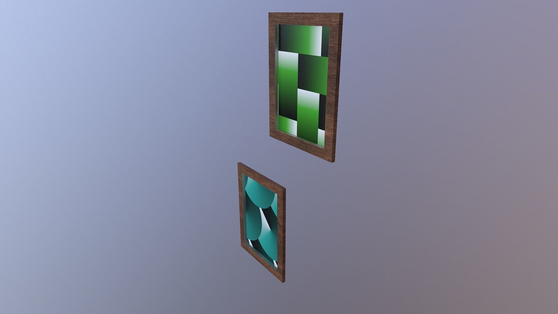 Picture squares in frame free VR / AR / low-poly 3D model | CGTrader