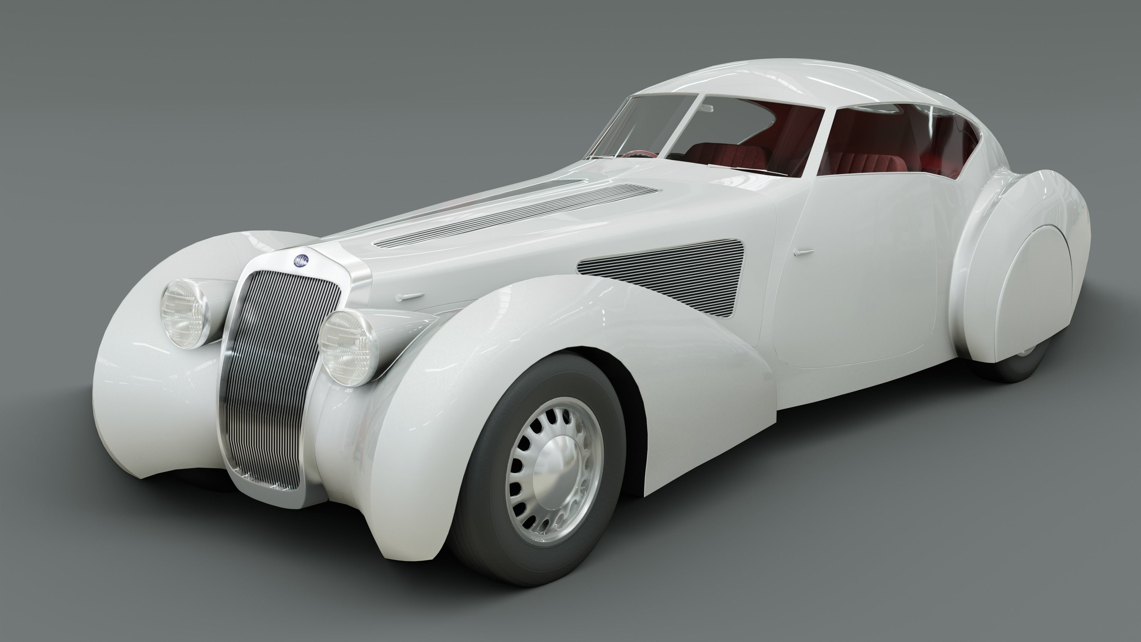 Luxury Classic Delage D8 3D model | CGTrader