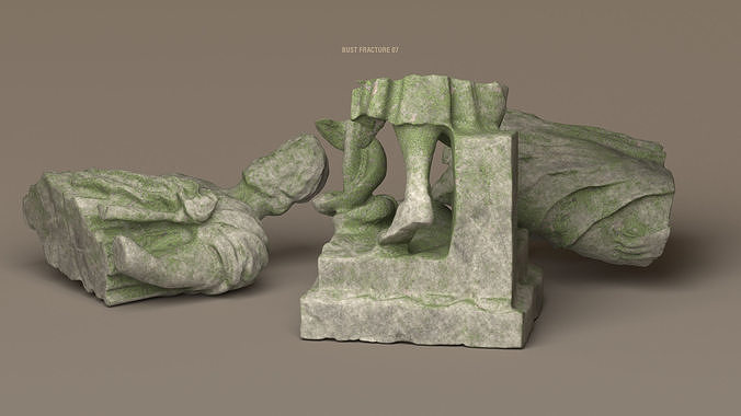 Broken Statue 3D model | CGTrader