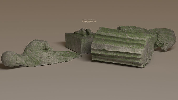Broken Statue 3D model | CGTrader