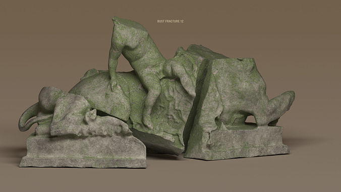 Broken Statue 3D model | CGTrader
