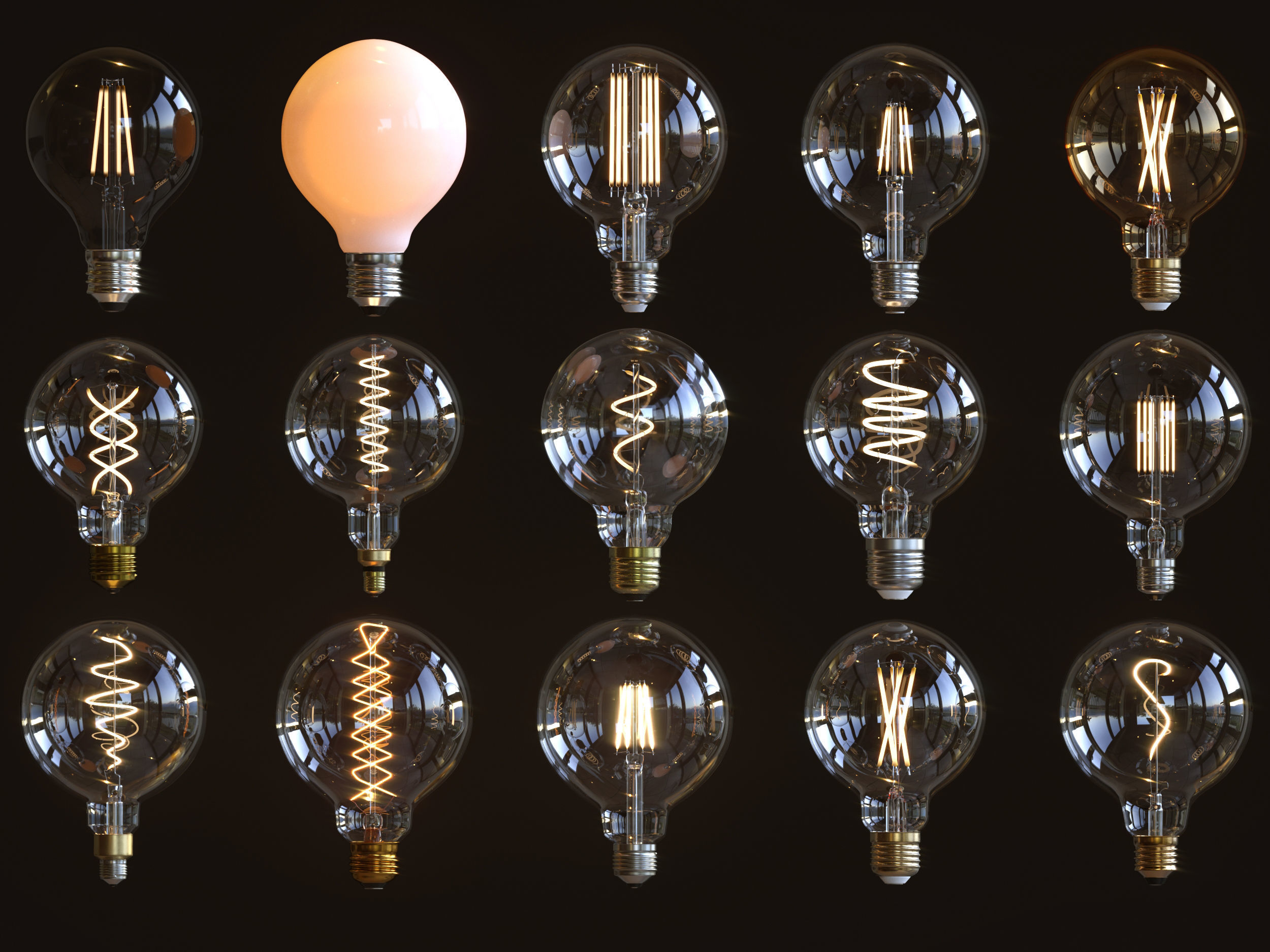 Light Bulb Pack 3D model | CGTrader