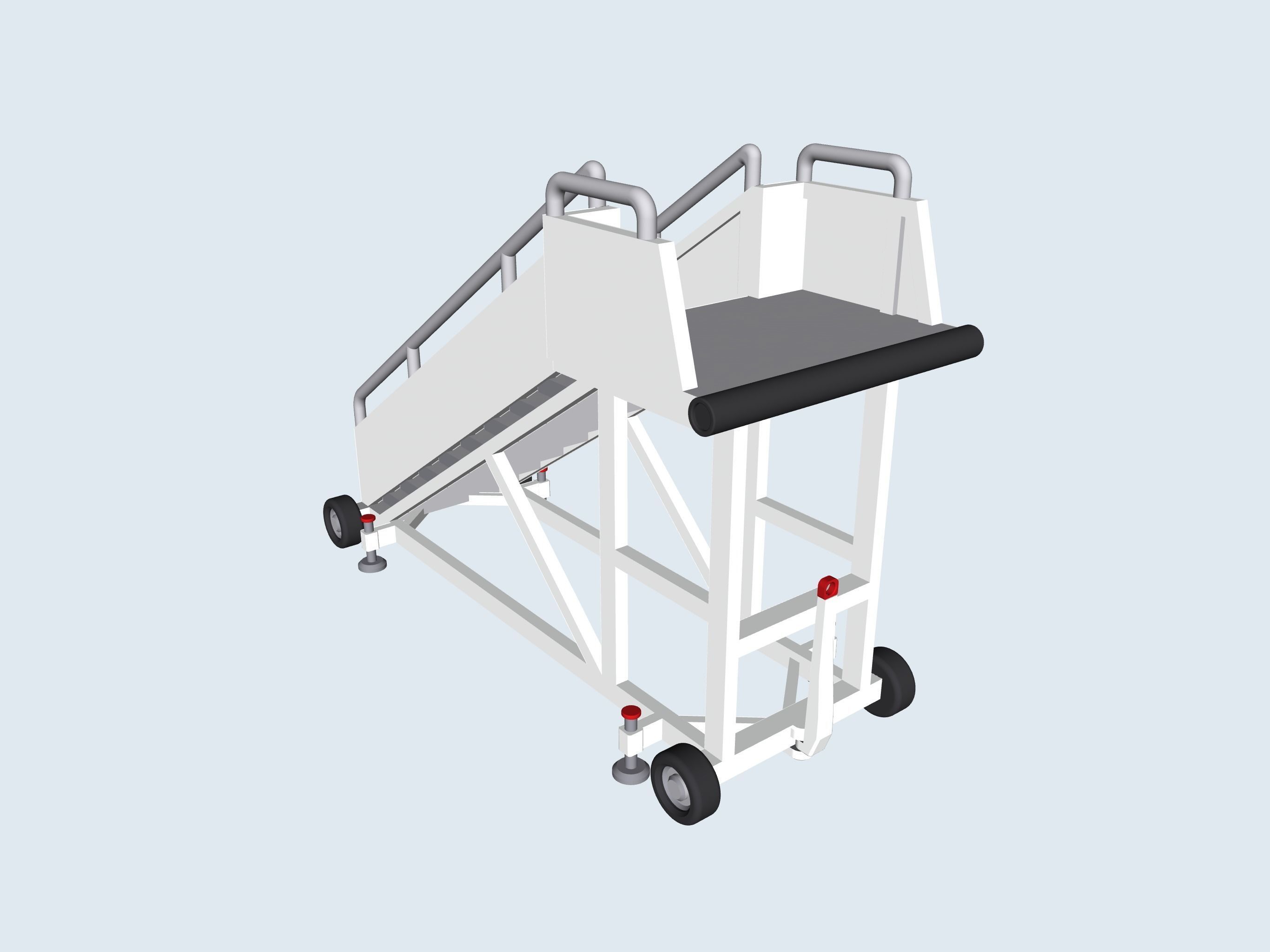 Boeing 737 Boarding step 3D model 3D printable | CGTrader