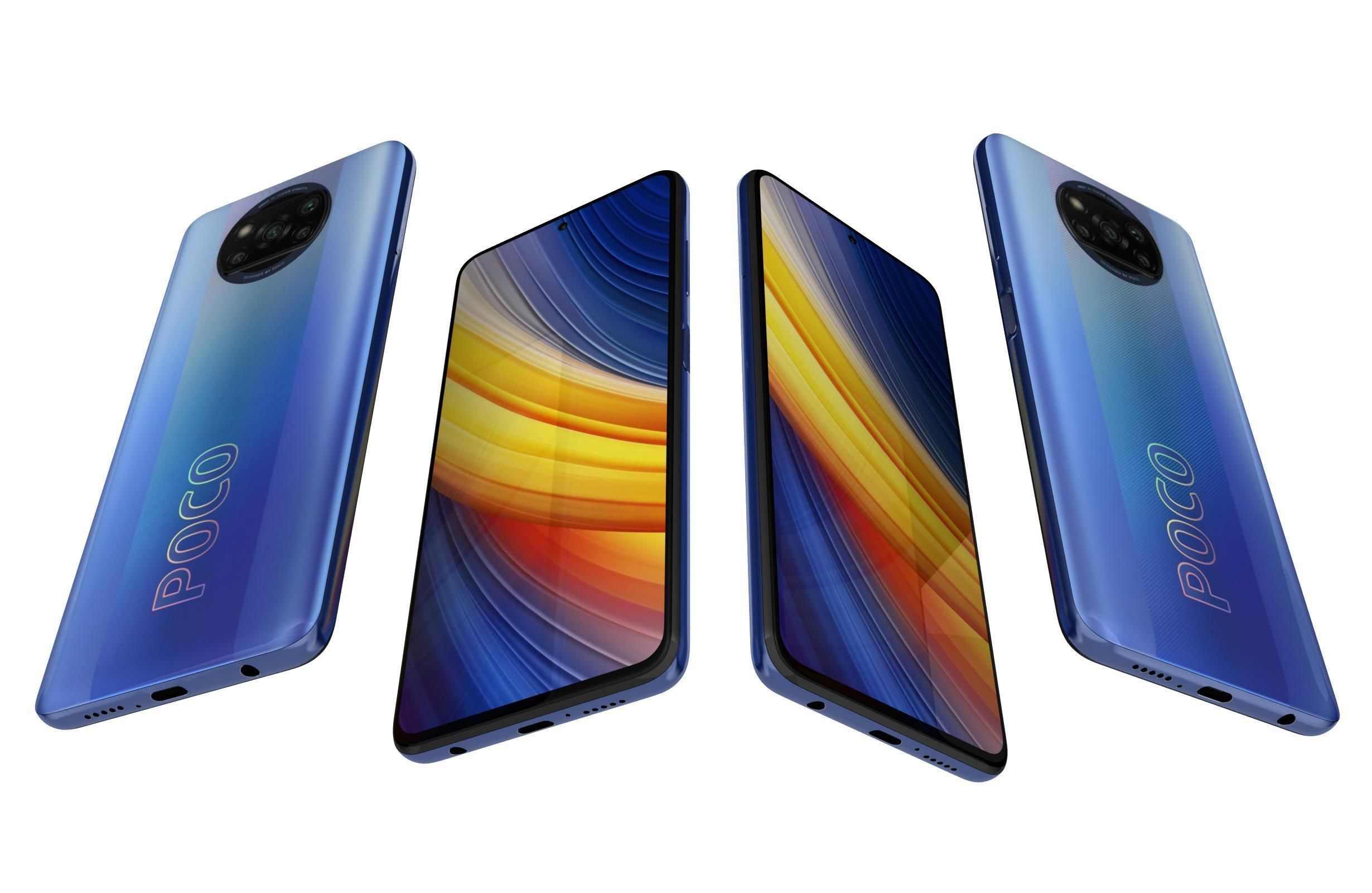 Xiaomi Poco X3 Pro All Colors 3D model | CGTrader