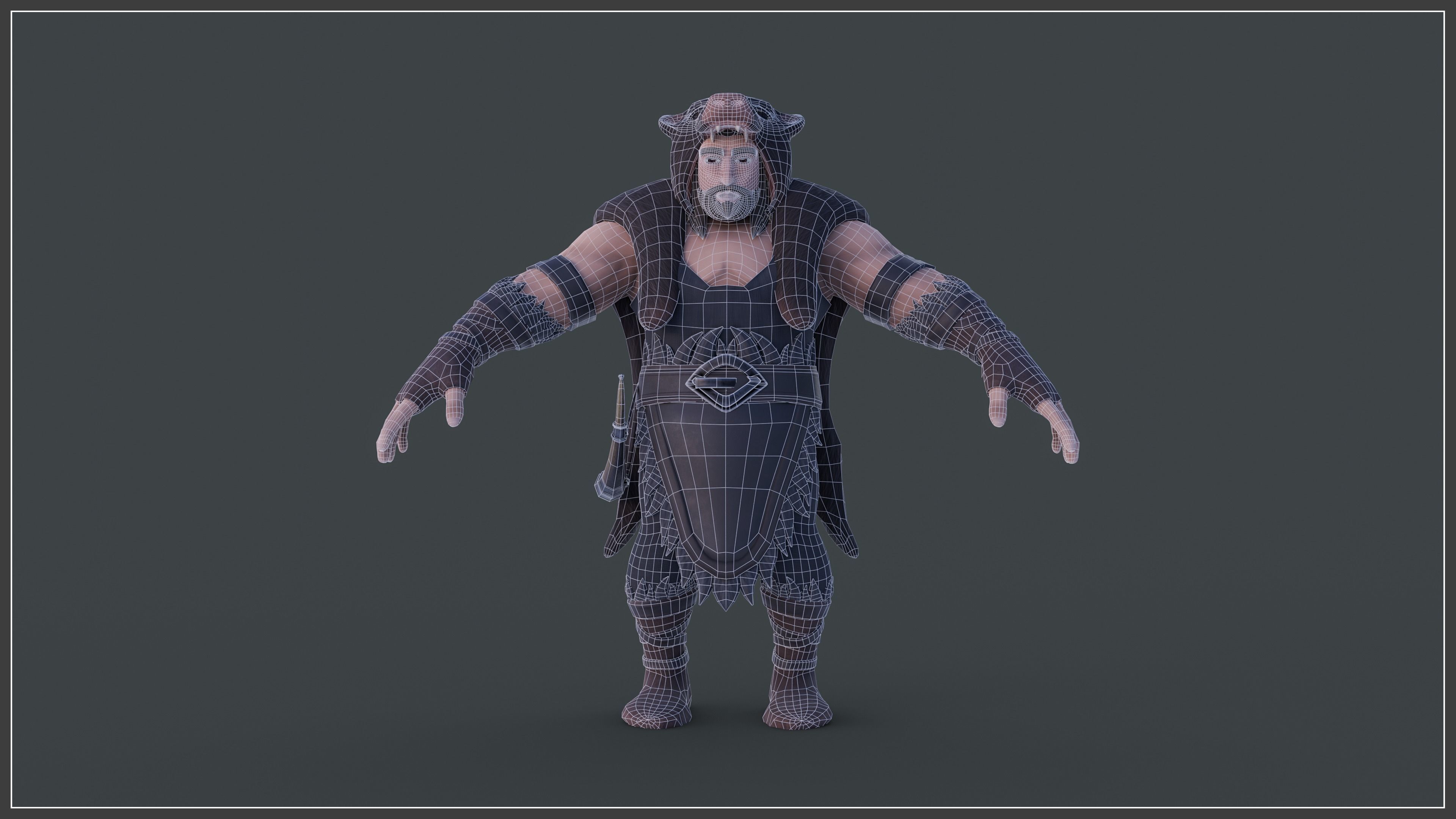 3D model Viking - stylized 3d model VR / AR / low-poly | CGTrader