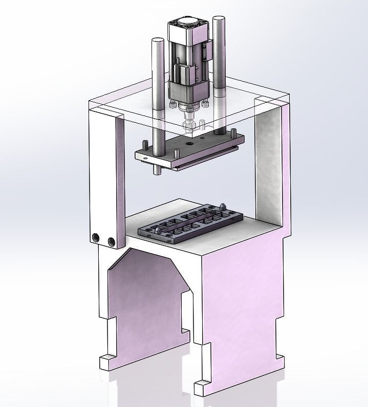 Automated telephone production equipment 3D model | CGTrader