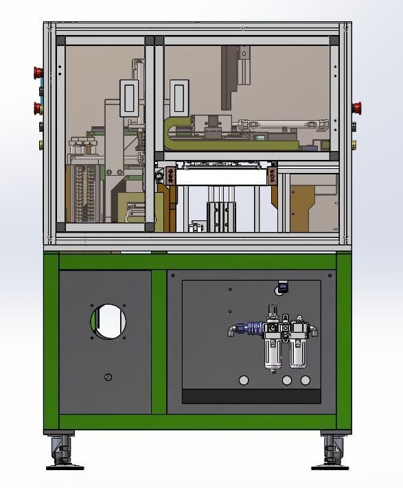 Automated telephone production equipment 3D model | CGTrader