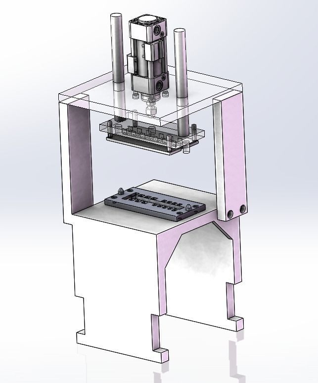 Automated telephone production equipment 3D model | CGTrader