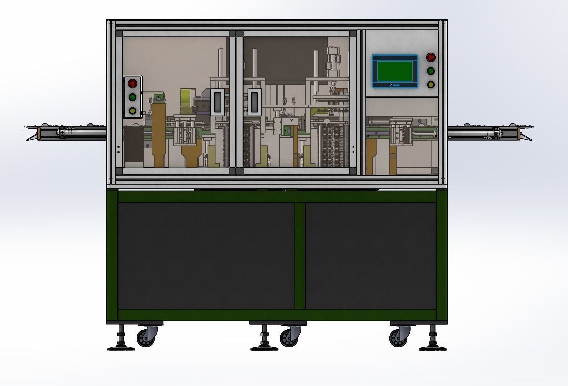 Automated telephone production equipment 3D model | CGTrader