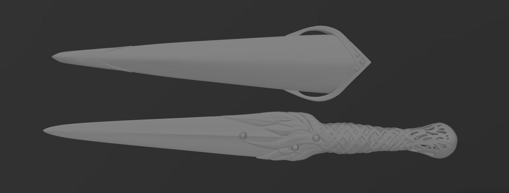 Galadriel Dagger from Lord of the Rings Rings of power 3D model 3D ...