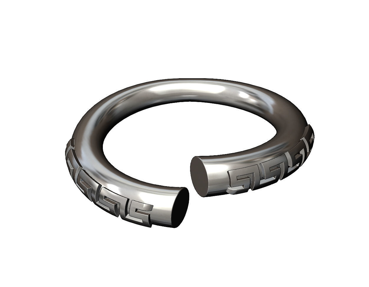 Versace twisted conical rope ring US size 6to9 3D model 3D printable ...