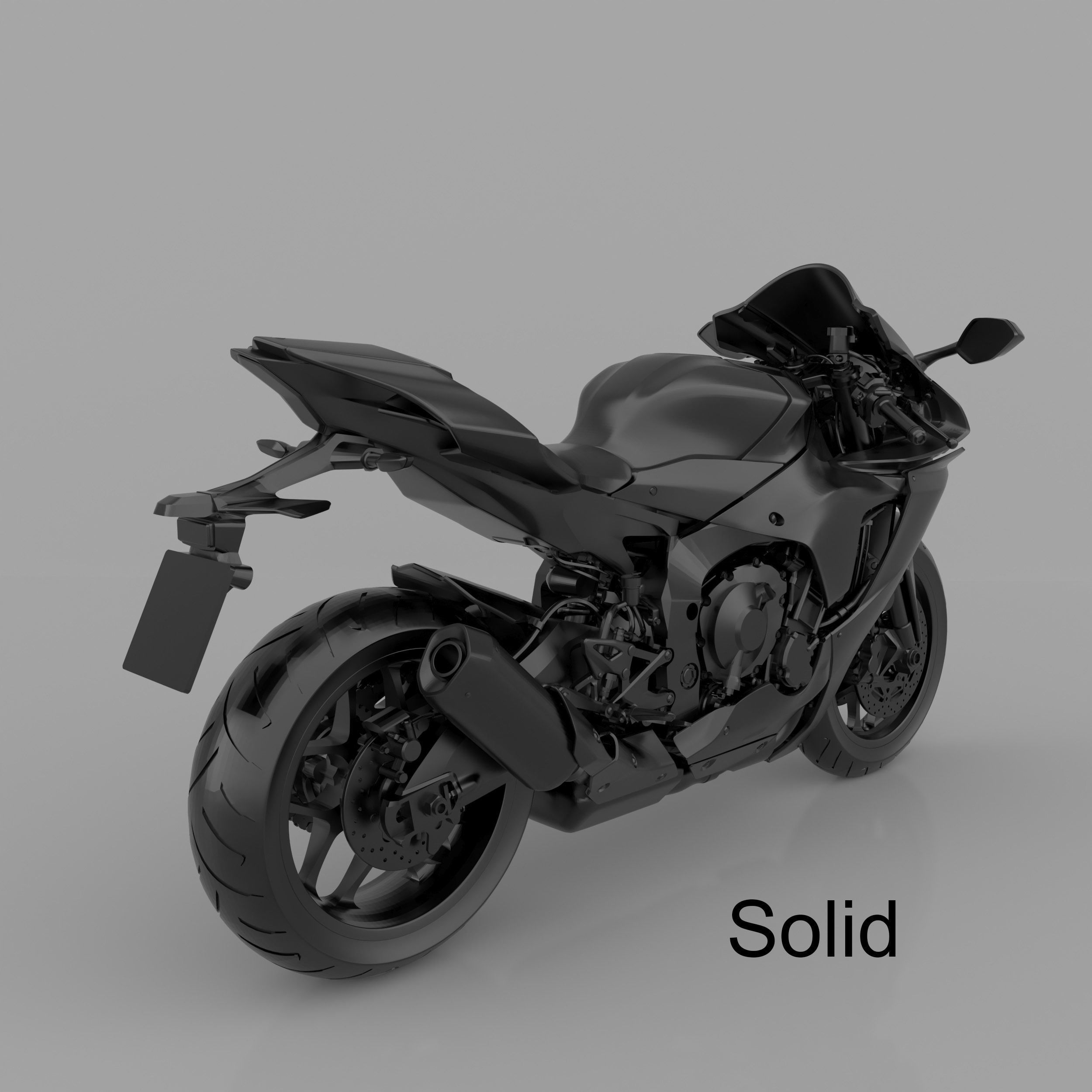 Yamaha YZF R1 2020 3D Model Ready to Print STL File 3D model 3D ...