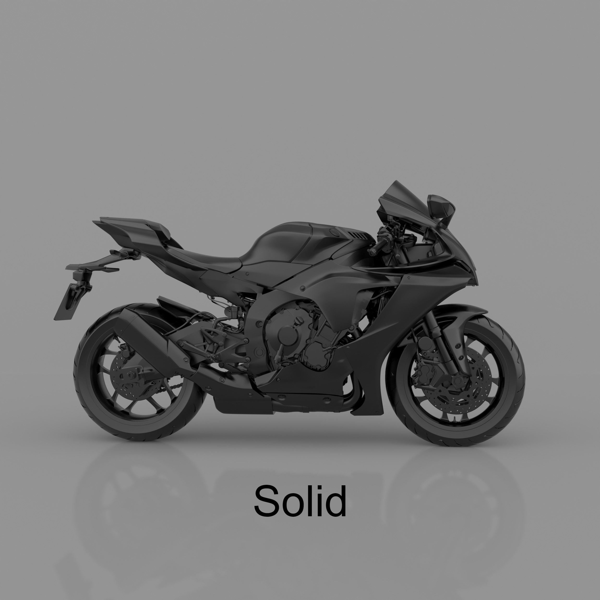 Yamaha YZF R1 2020 3D Model Ready to Print STL File 3D model 3D ...