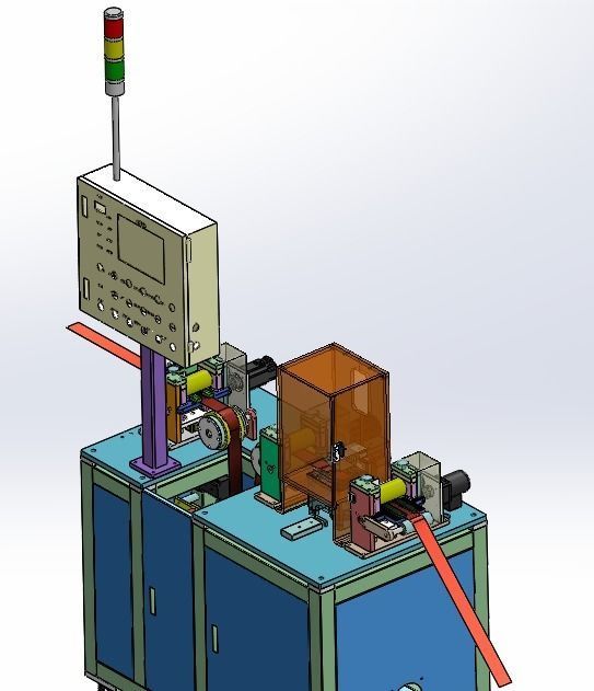 FFC mobile phone flexible flat line production line 3D model | CGTrader