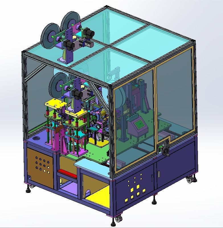 FFC mobile phone flexible flat line production line 3D model | CGTrader