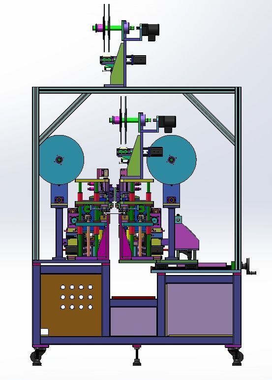 FFC mobile phone flexible flat line production line 3D model | CGTrader