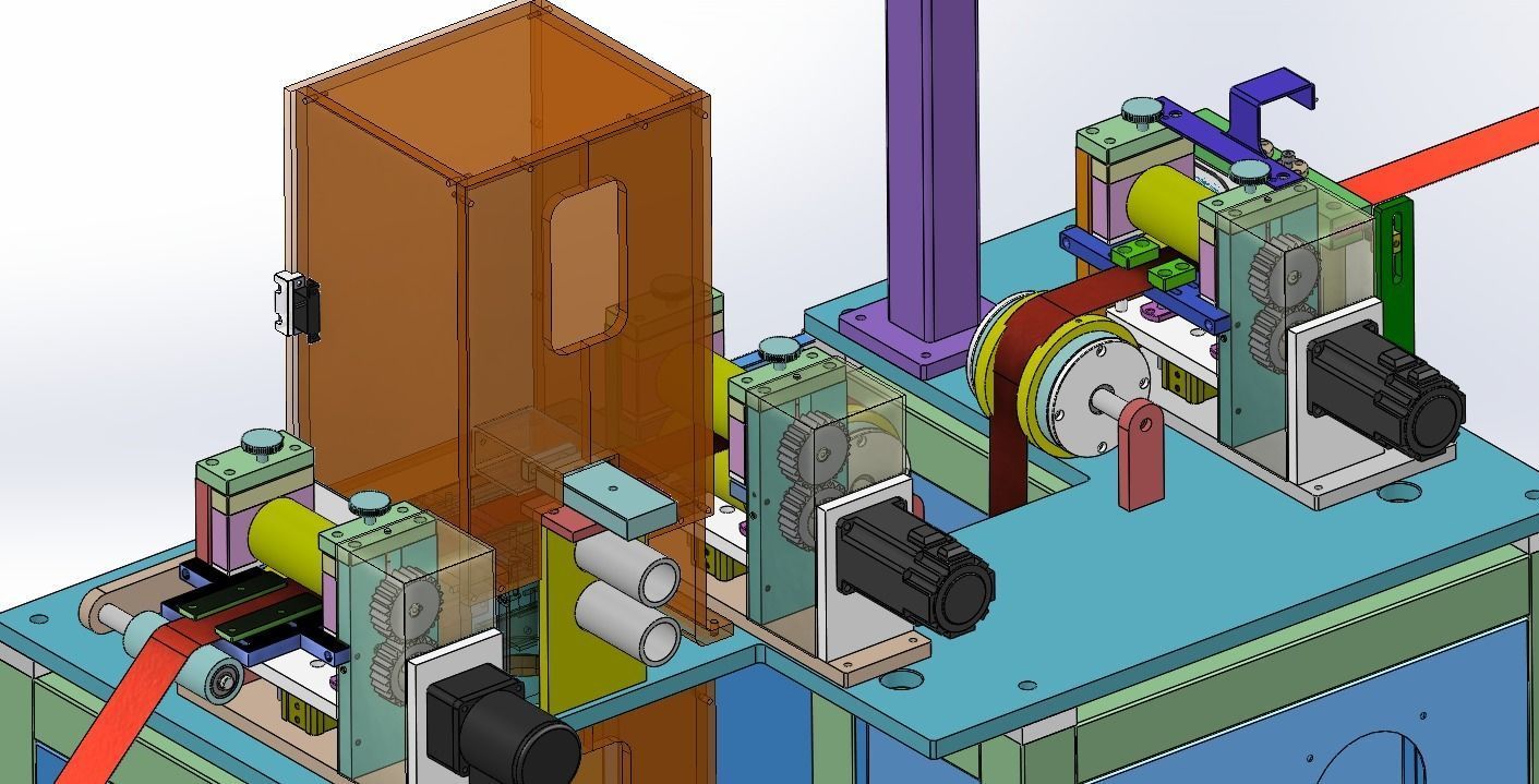 FFC mobile phone flexible flat line production line 3D model | CGTrader